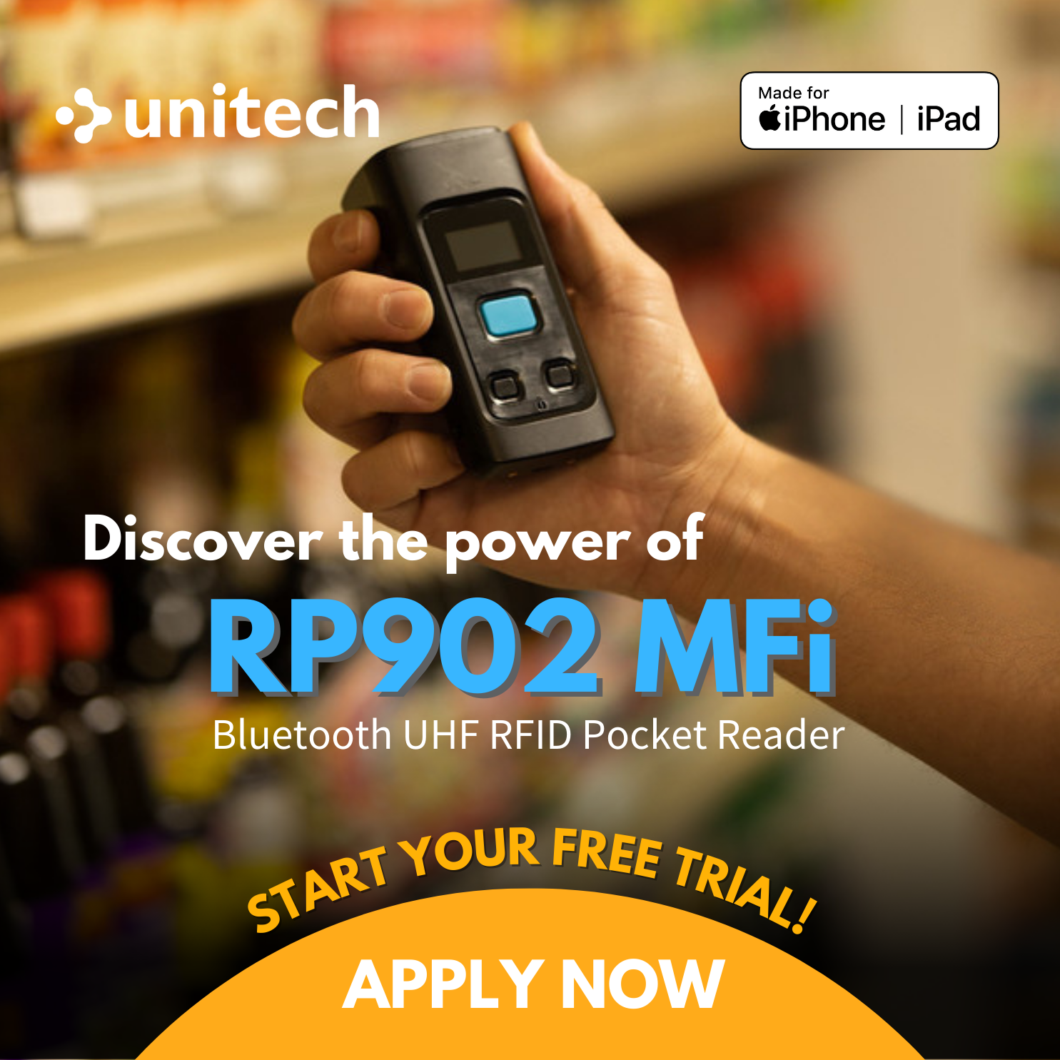 Boost your RFID efficiency with RP902MFi Bluetooth UHF RFID Pocket Reader! -Newsroom | Unitech ...
